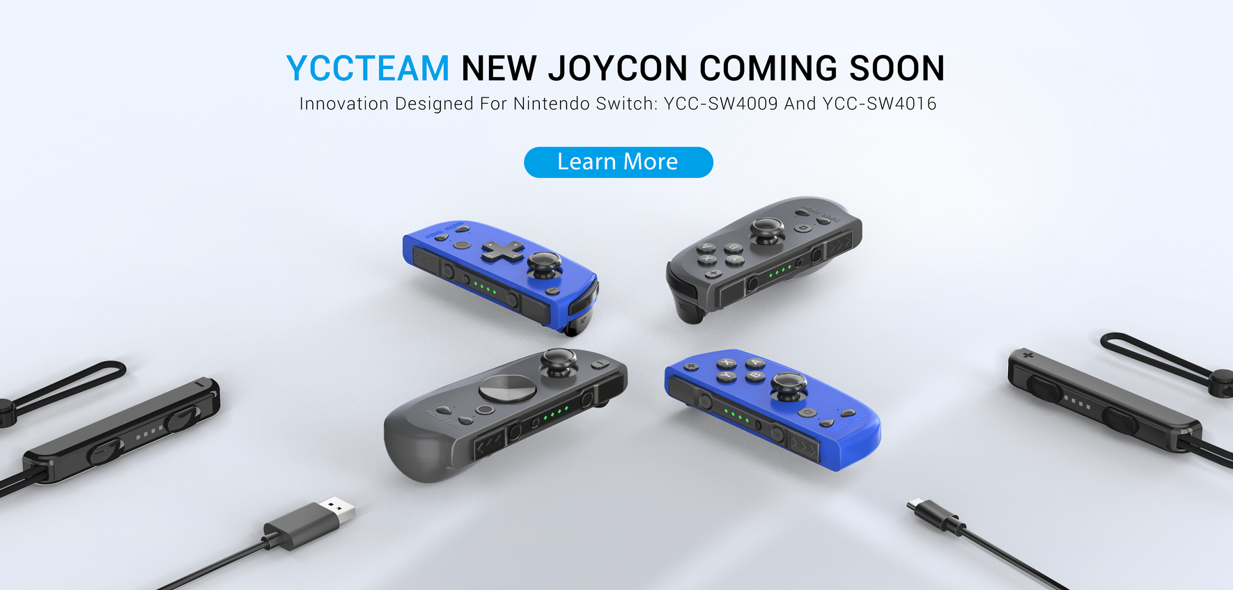 YCCTEAM game controllers, accessories for Nintendo Switch, PS, XBOX